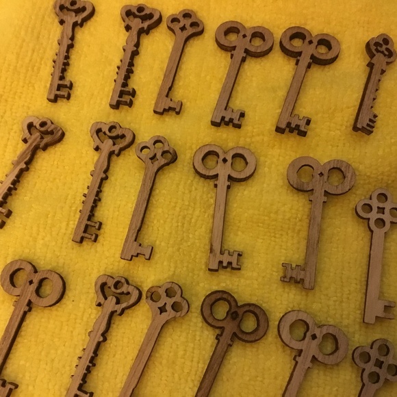 Handmade | Party Supplies | Handmade Wooden Die Cut Keys | Poshmark